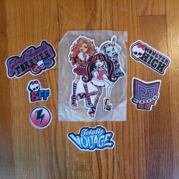 monster high | Toys | Monster High Tote Bag Wironon Decals | Poshmark